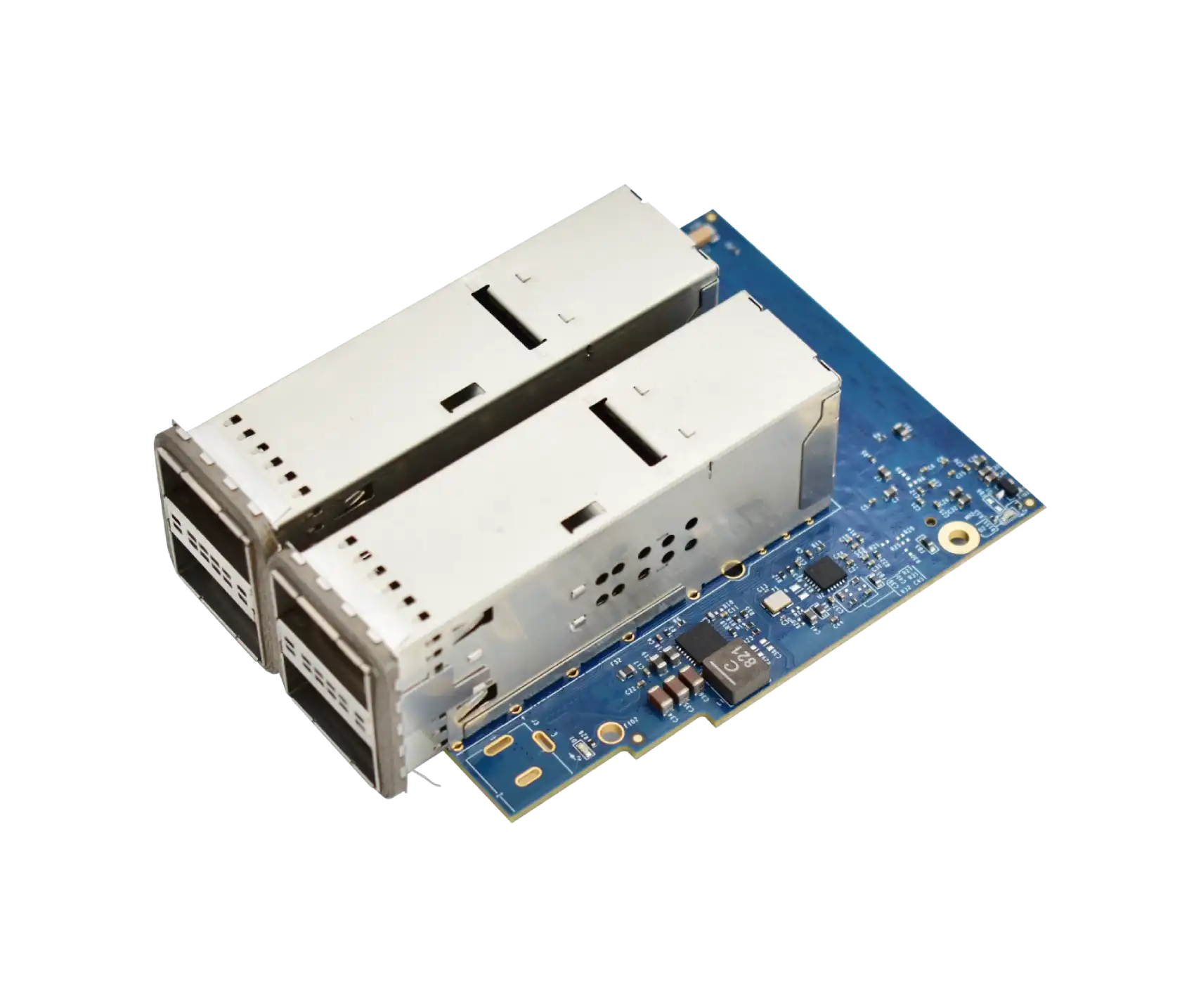 Quad QSFP28/QSFP+ FMC+ Module