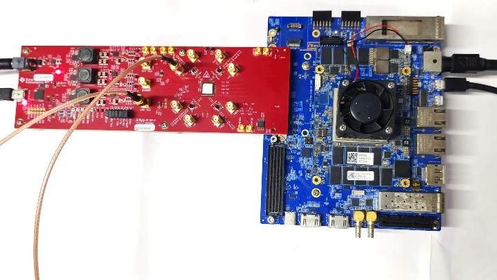 JESD204C-based ADC with ZU19EG FPGA and TI ADC12QJ1600EVM